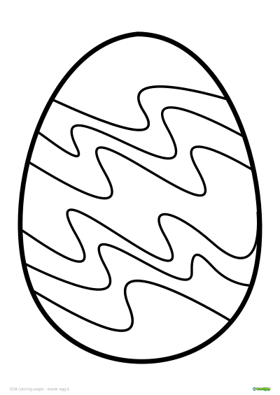 Free Easter Egg Coloring Pages — 7 Printable PDF Designs