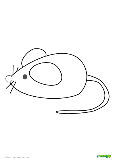 Coloring Pages - Mouse