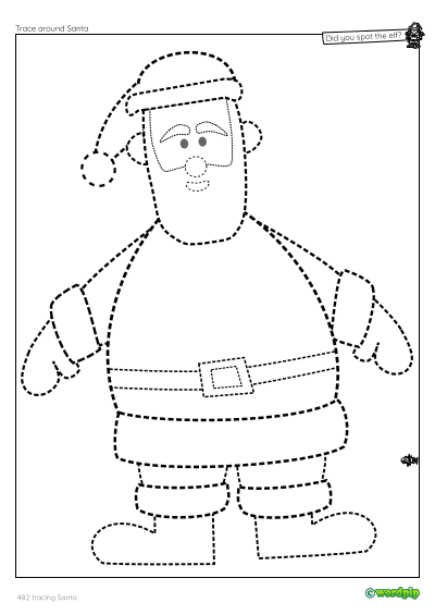 Tracing Santa