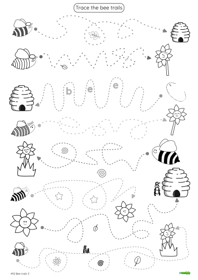 Tracing Bee Trails 3