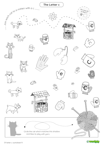 Letter c Worksheets