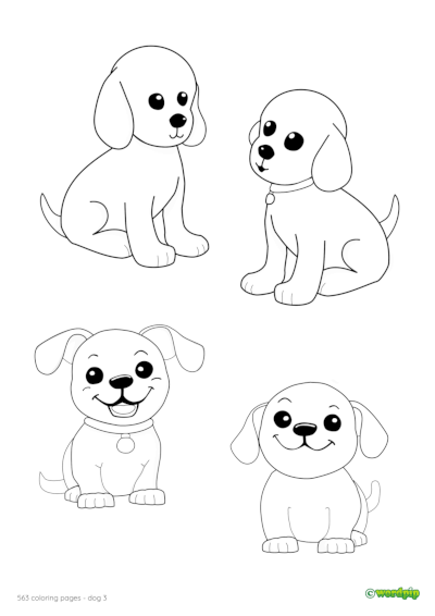 Coloring Pages - Dogs