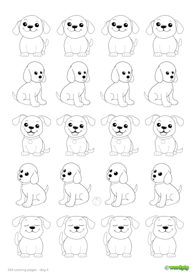 Coloring Pages - Dogs