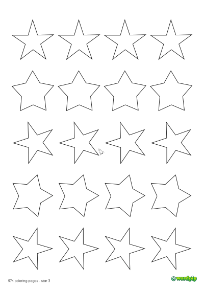 Coloring Pages - stars