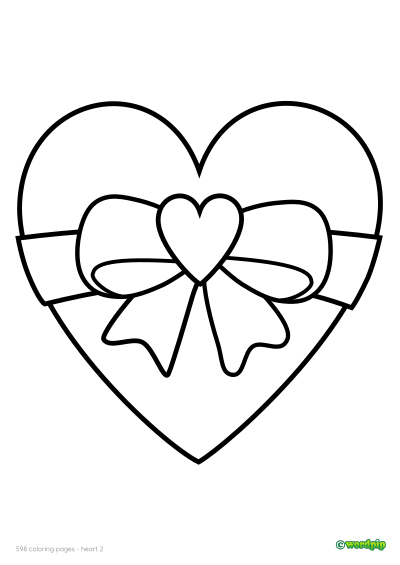 Coloring Pages - Heart