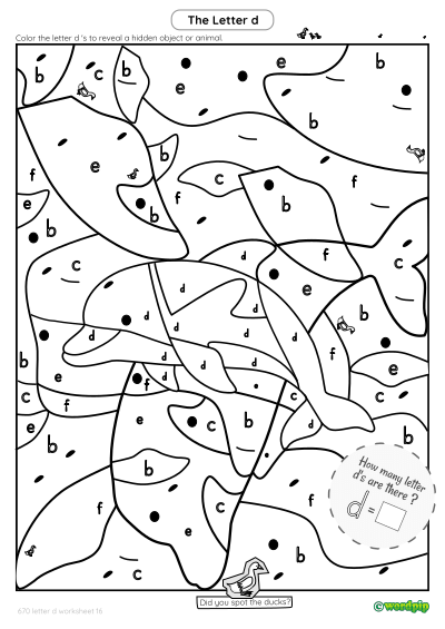 Coloring Letter D Objects Letter D For Coloring