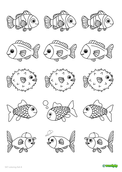 Coloring Pages - fish