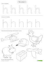 Letter h Worksheet 5