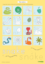 Letter s Worksheet 8