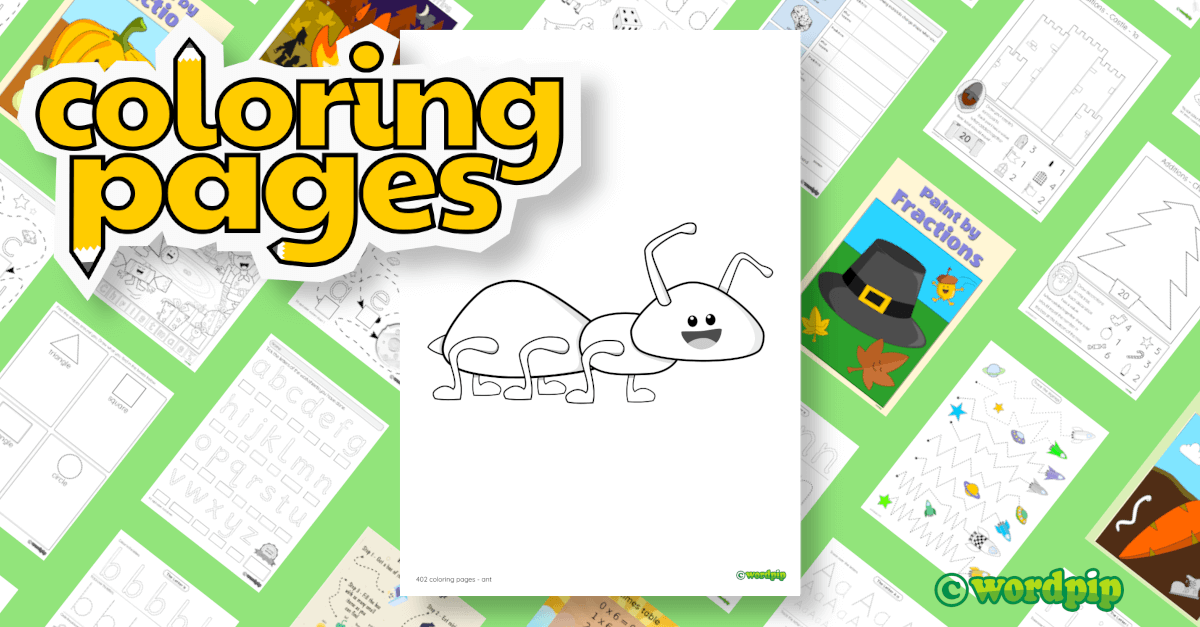 Coloring Pages - Ant