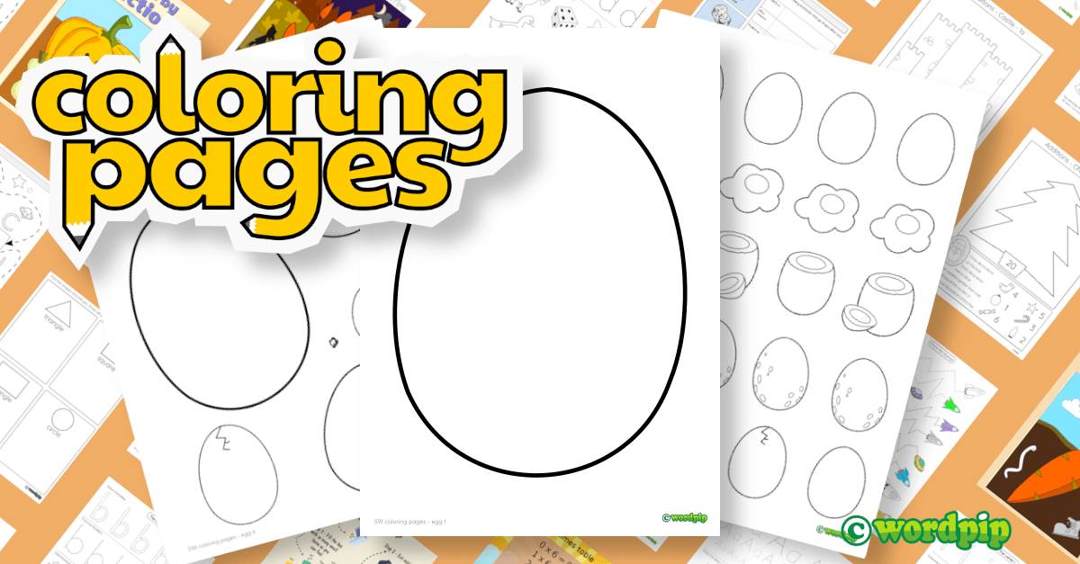 Coloring Pages - Eggs