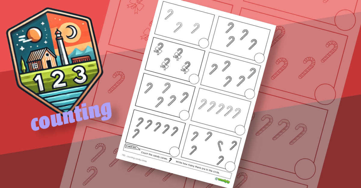 Counting - Count the Candy Canes