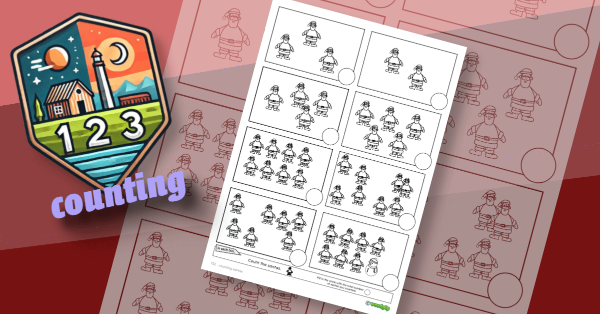 Counting - Count the Santas