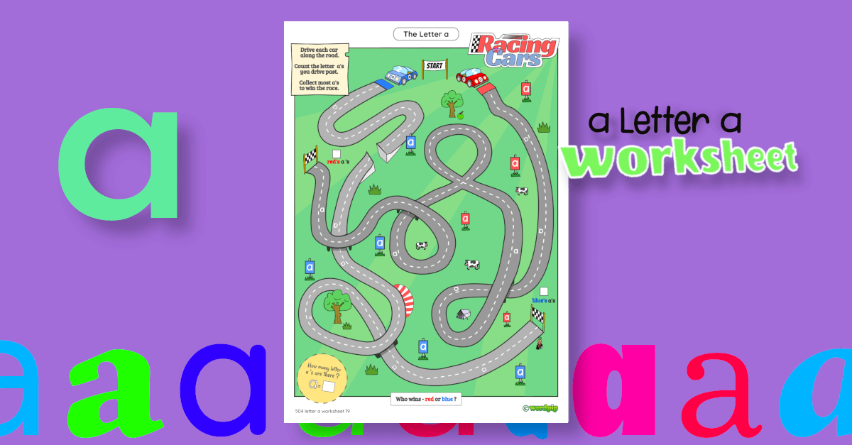 Letter a Worksheet 19