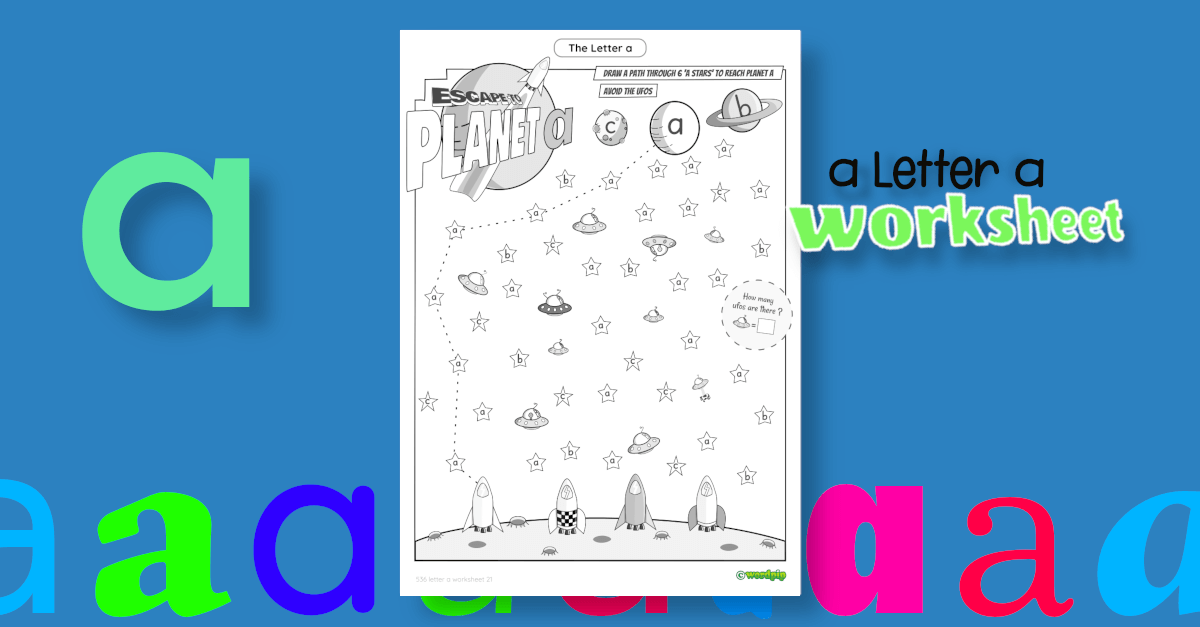 Letter a Worksheet 21