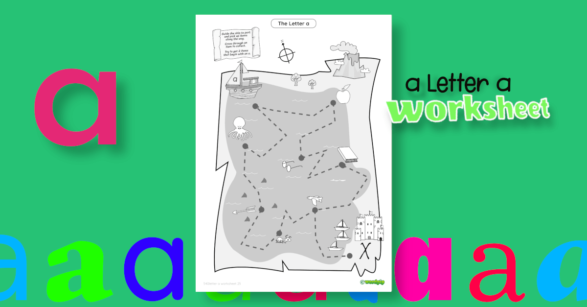 Letter a Worksheet 25