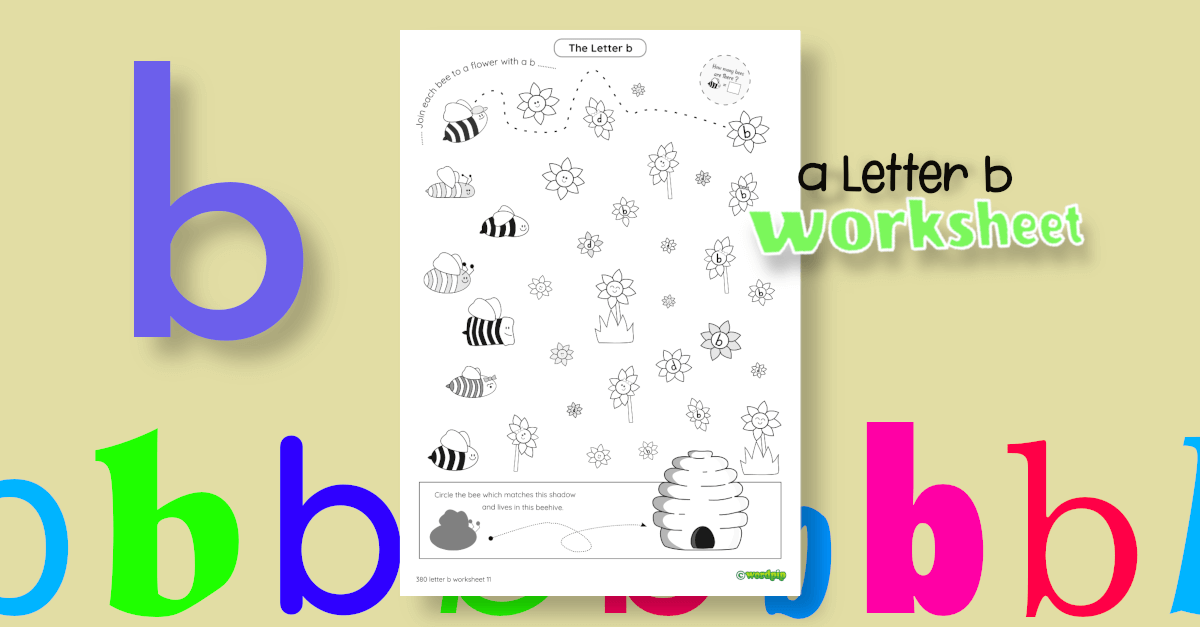Letter b Worksheet 11