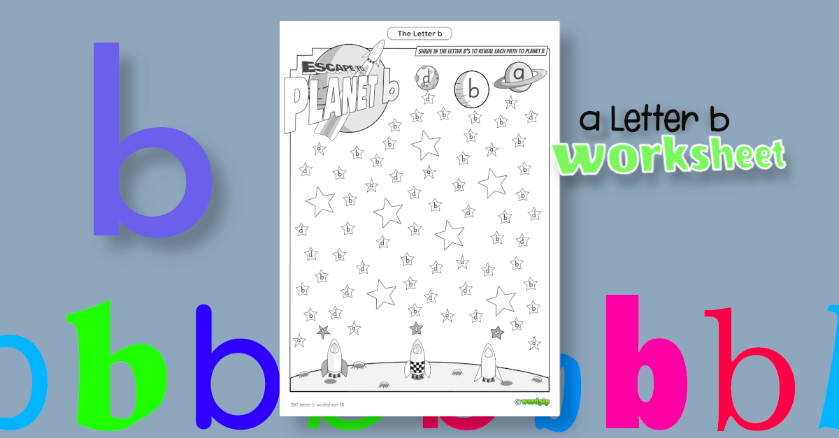 Letter b Worksheet 18