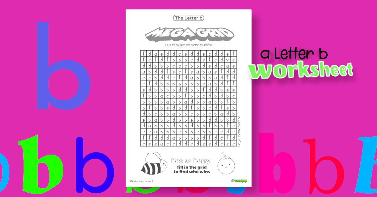 Letter b Worksheet 5