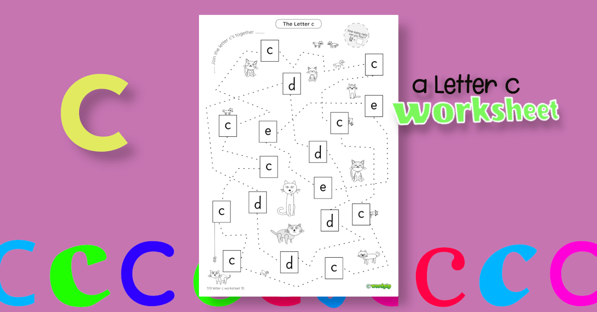 Letter c Worksheet 10