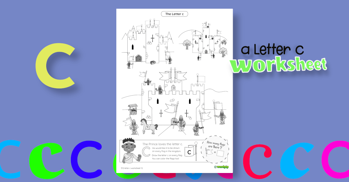 Letter c Worksheet 12