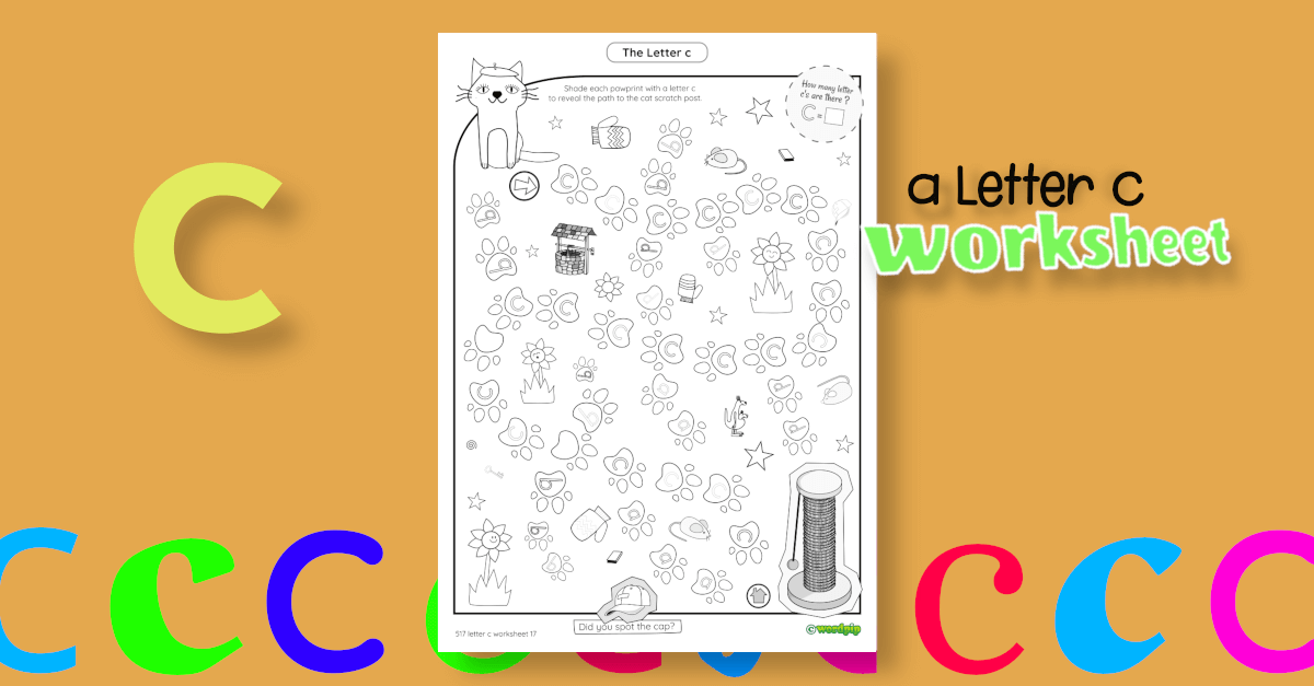 Letter c Worksheet 17