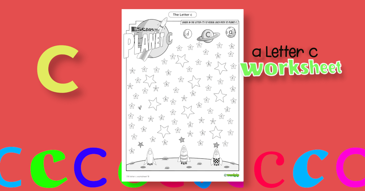 Letter c Worksheet 18