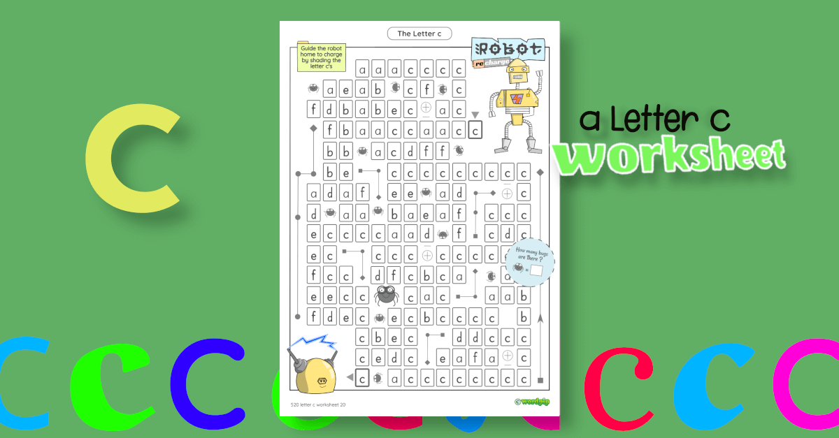 Letter c Worksheet 20