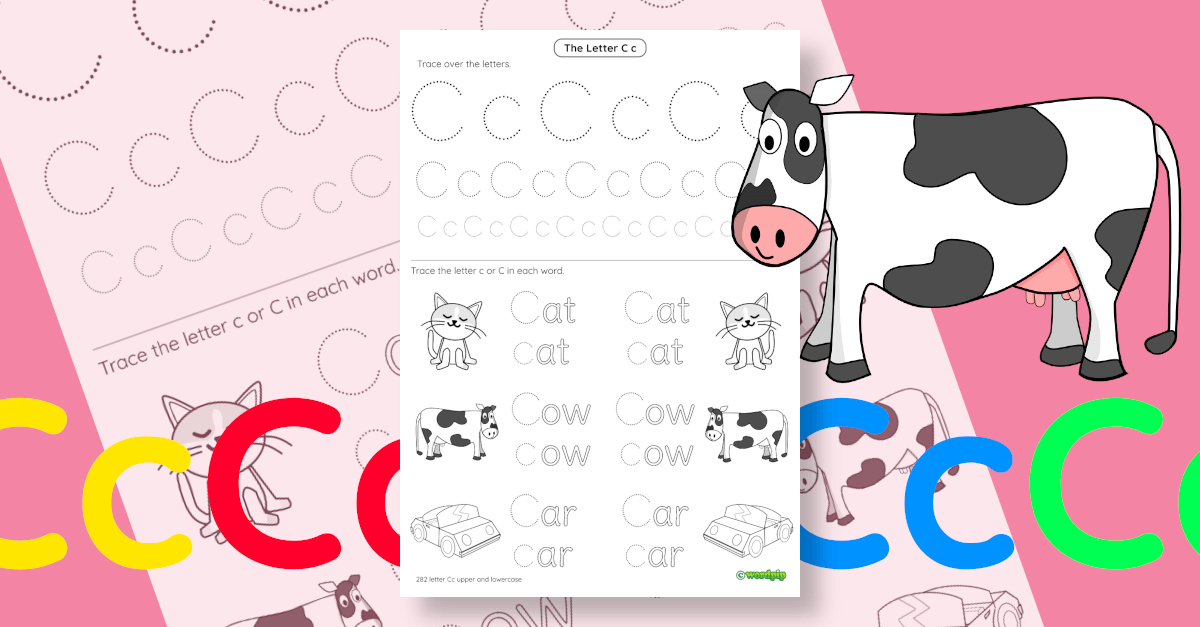 Letter c Worksheet 3