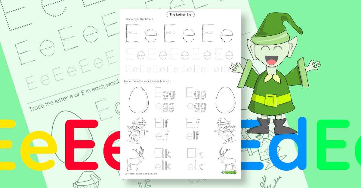 Letter E Worksheet 3 letter-e-worksheet-3