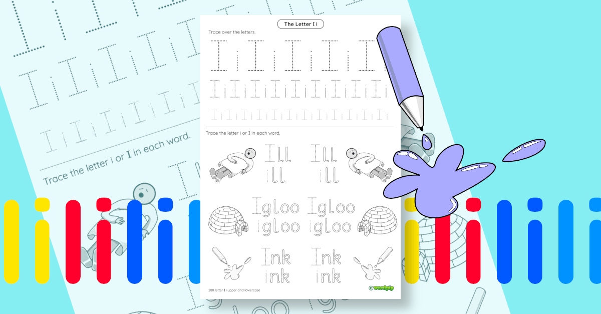 Letter i Worksheet 3