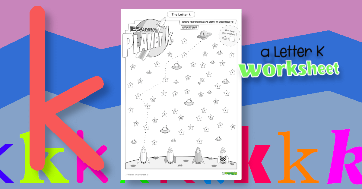 Letter k Worksheet 21