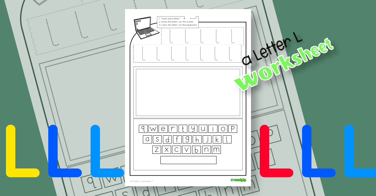 Letter l Worksheet 7