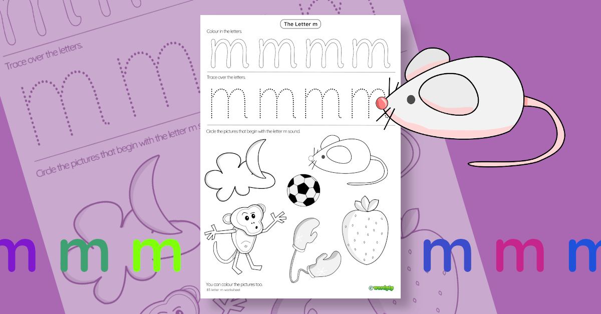 Letter m Worksheets