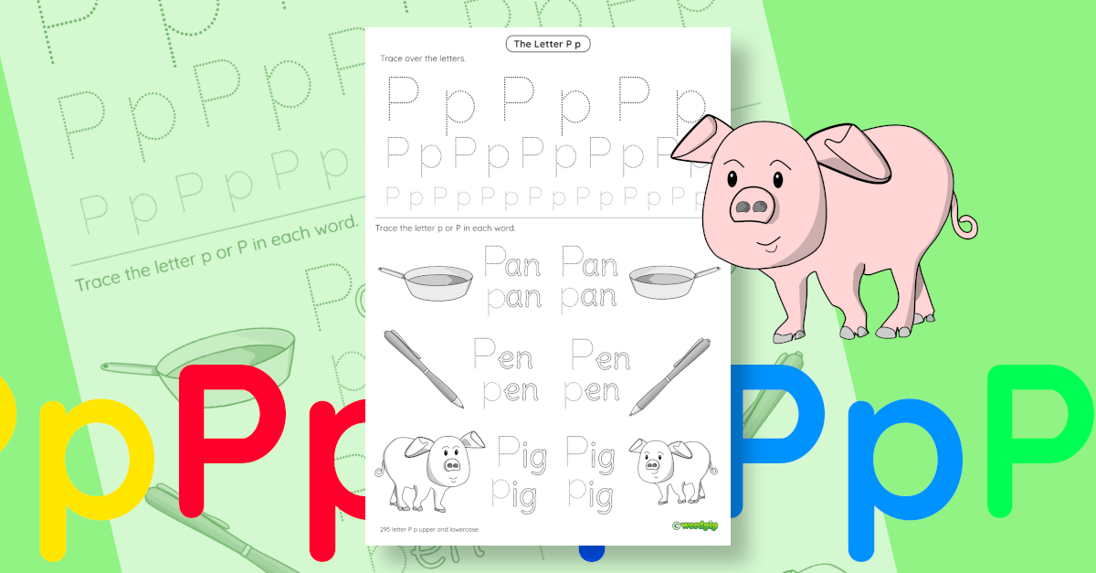 Letter p Worksheet 3