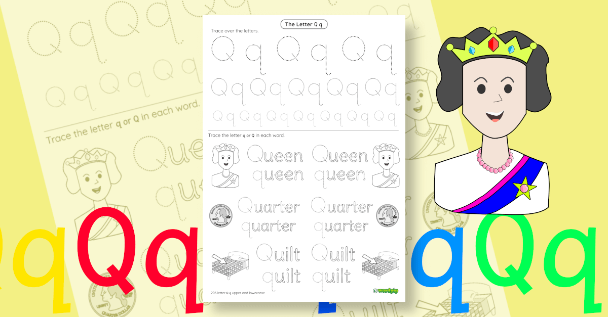 Letter q Worksheet 3