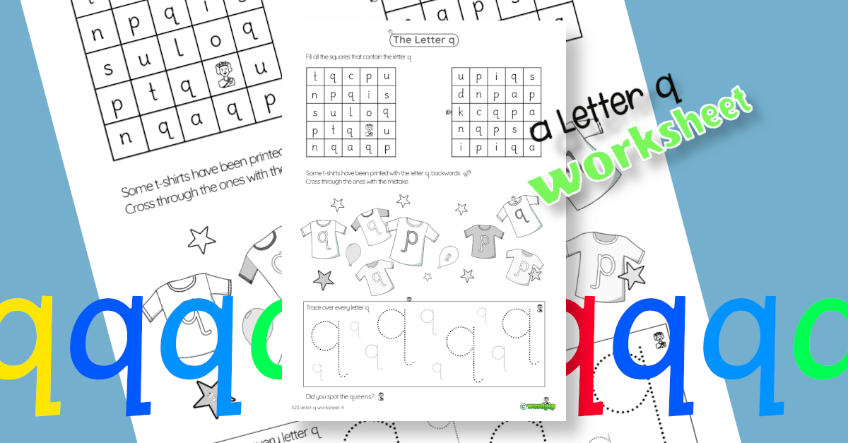 Letter q Worksheet 4