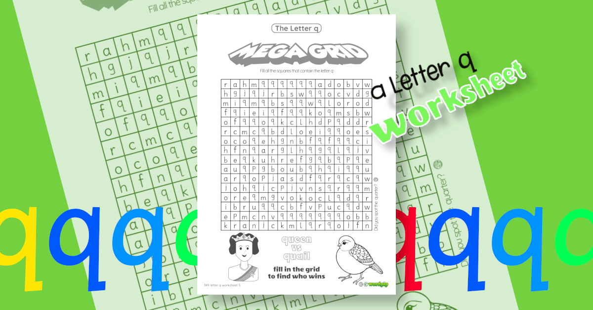 Letter q Worksheet 5