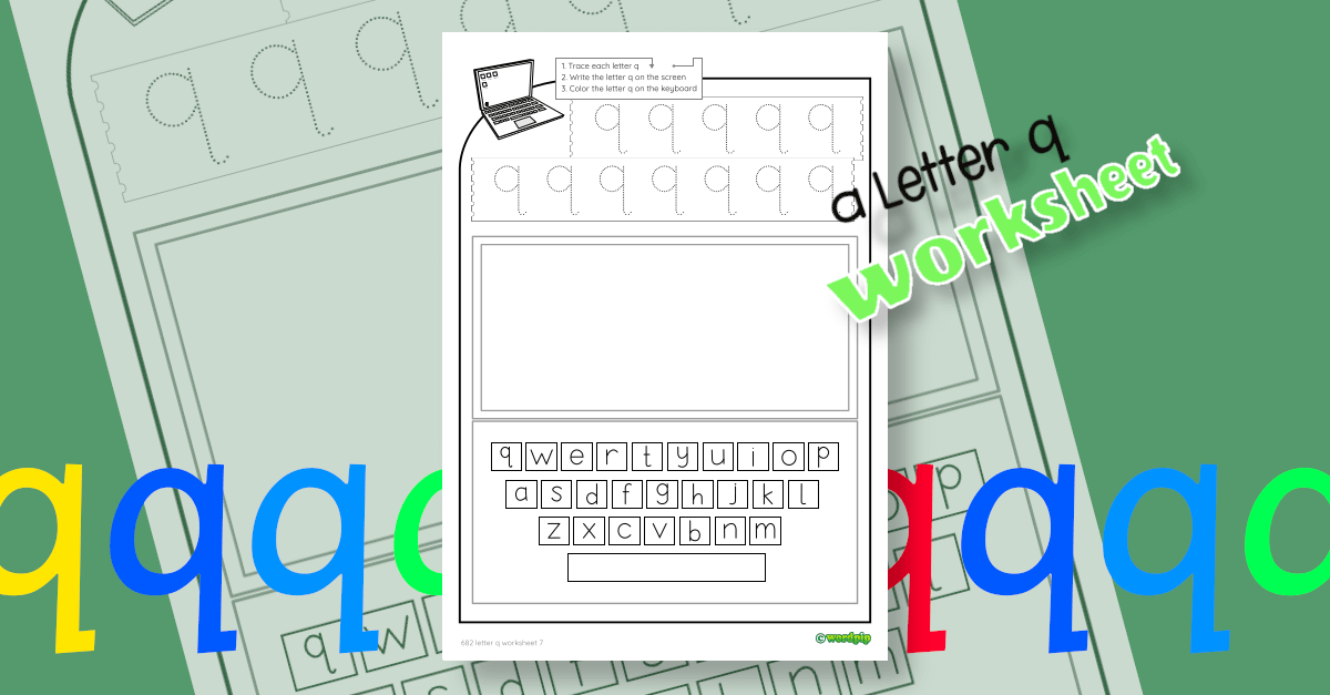 Letter q Worksheet 7