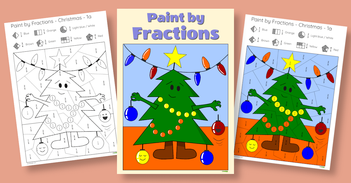 Paint By Fractions - Christmas - Tree