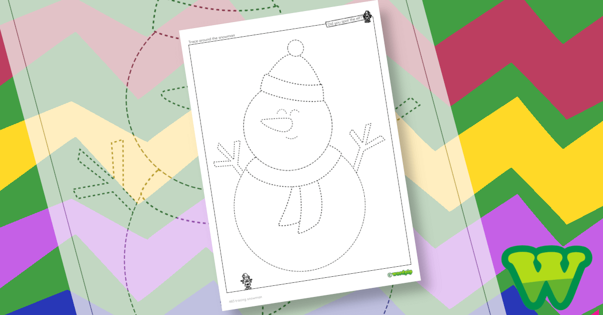 Tracing Snowman
